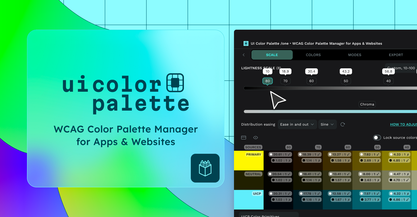Penpot Plugin | UI Color Palette /one・WCAG Color Palette Man