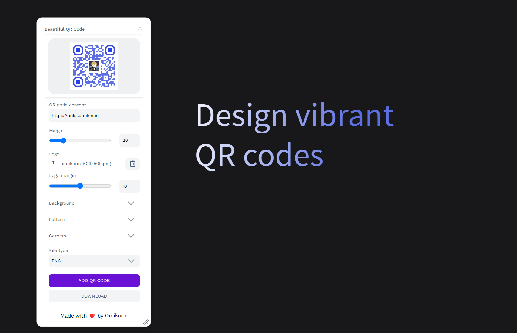 Penpot Plugin | Beautiful QR Code
