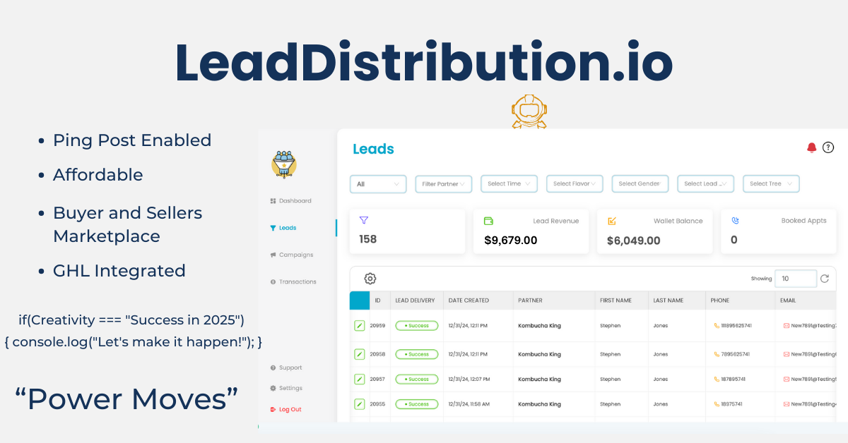 Home | Lead Distribution