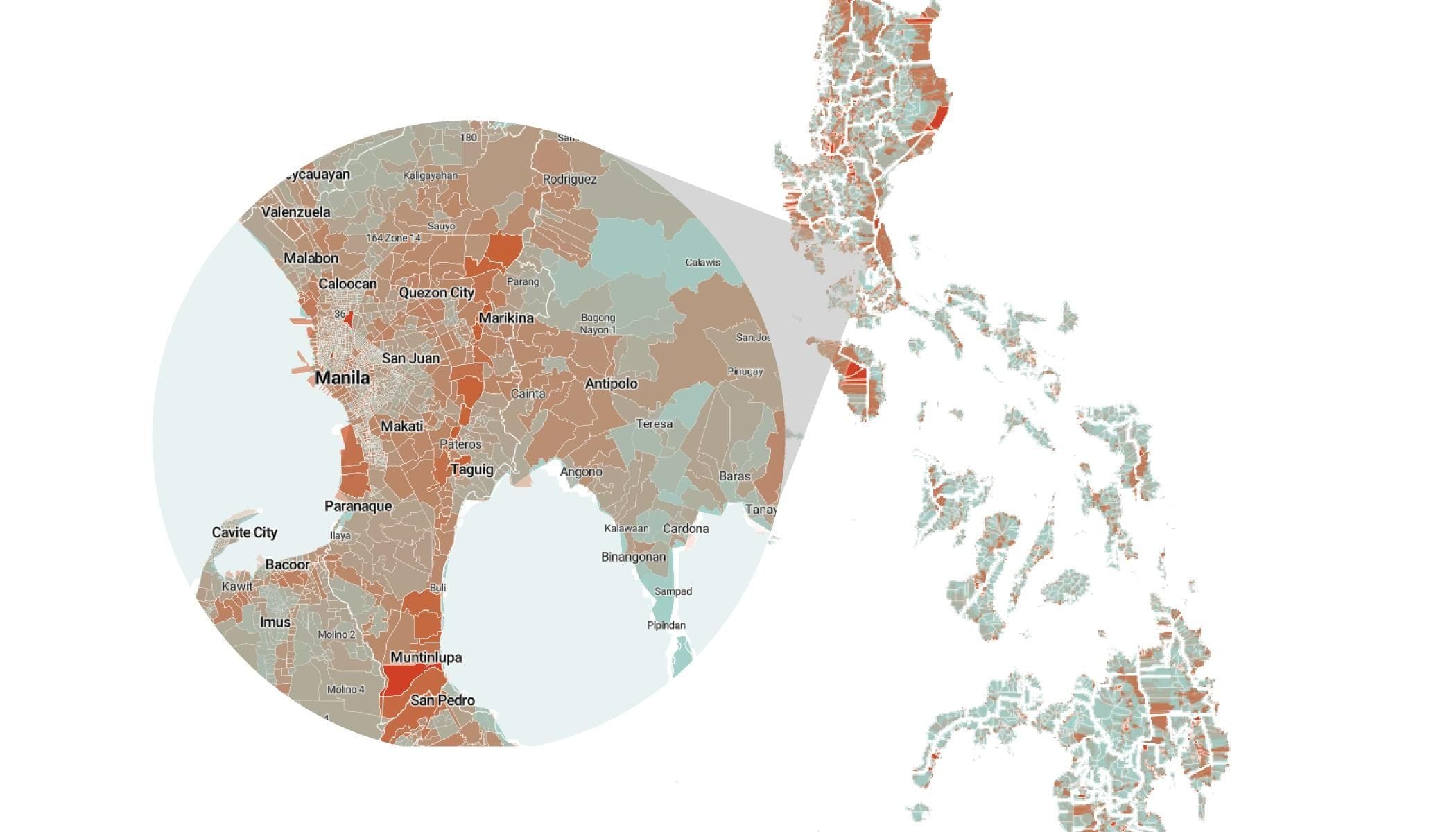 How exposed is your barangay to different natural hazards?