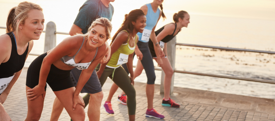 Organize a running group and participate a group run