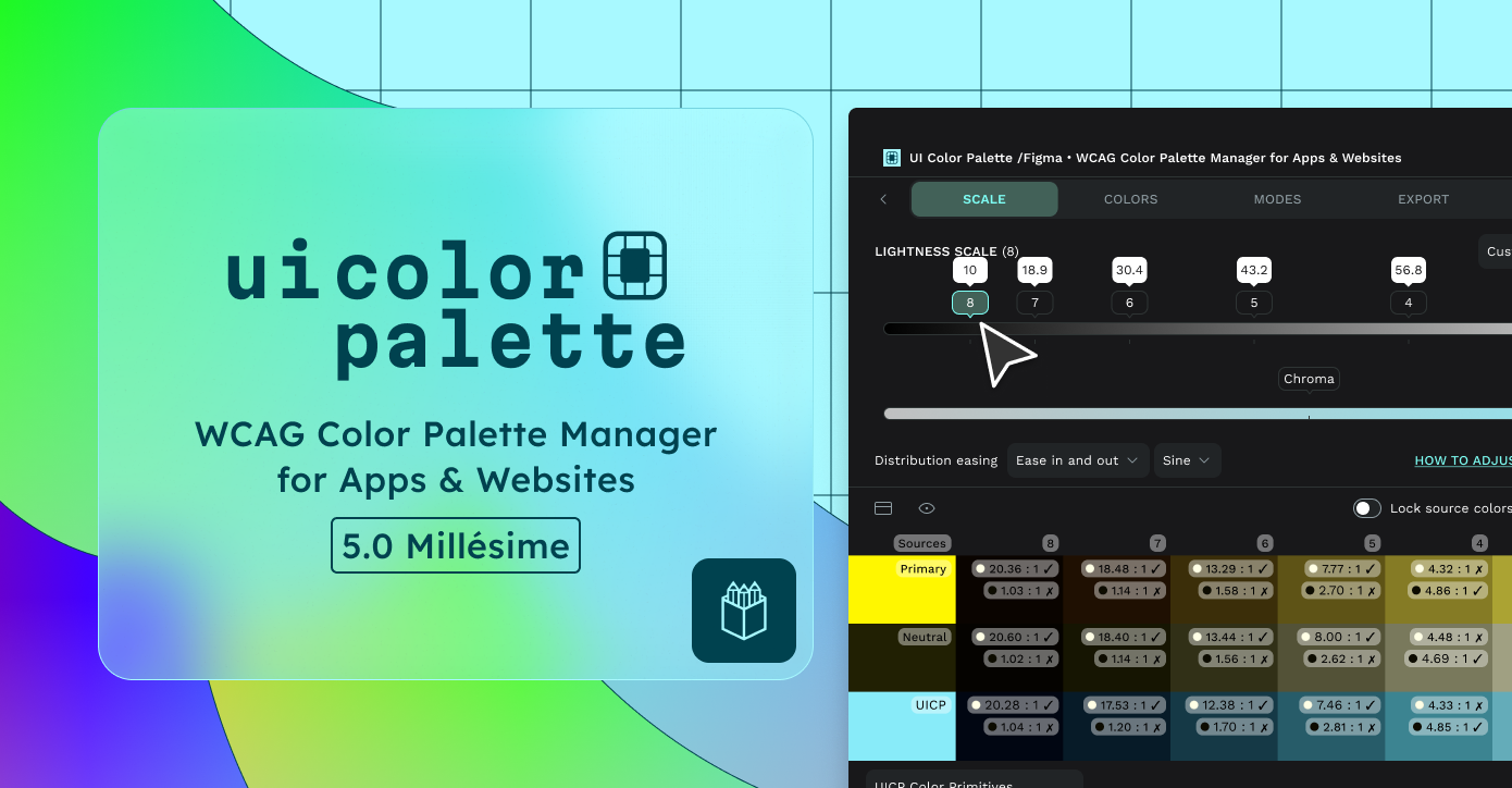 Penpot Plugin | UI Color Palette /one・WCAG Color Palette Man