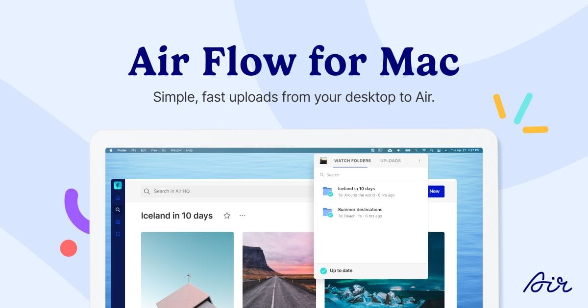 Air Flow for Windows | Asset Management Workflow | Air