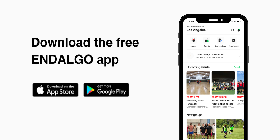 Meet the ENDALGO, #1 Sports & activity app, for free