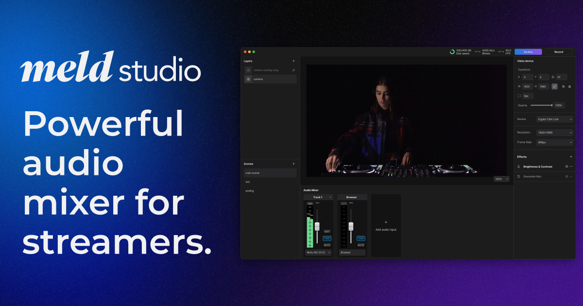 Meld Studio | Audio Features