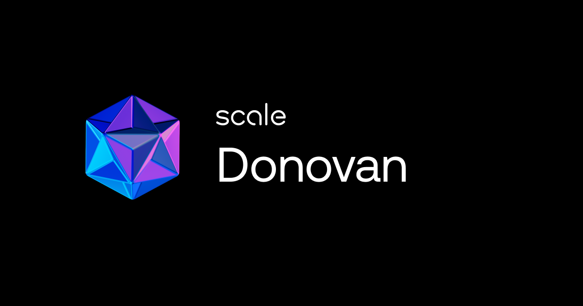 Donovan: AI Digital Staff Officer for national security. | Scale AI