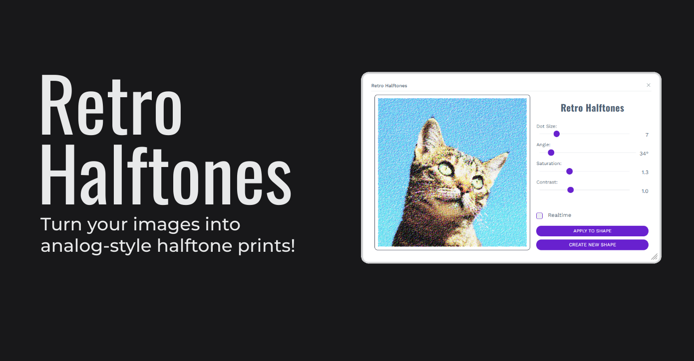 Penpot Plugin | Retro Halftones