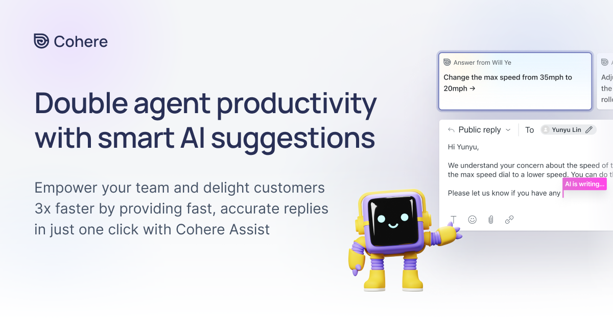 AI Assistant for Support Agents | Cohere Assist