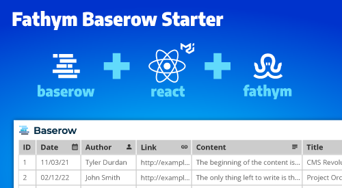 Fathym - Baserow Launch Pad
